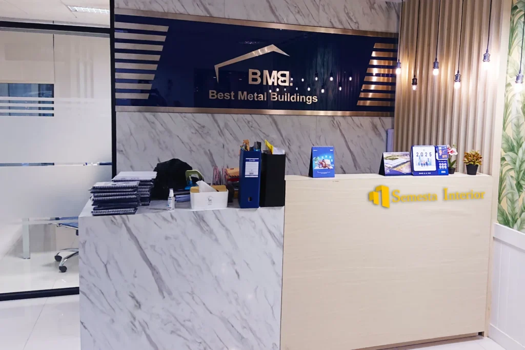 Proyek Interior Kantor BMB Steel Indonesia - PT Raja Kreasi Abadi